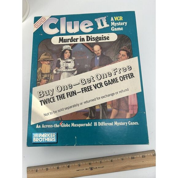 Brother | Games | 987 Clue Ii Murder In Disguise Vcr Mystery Game ...